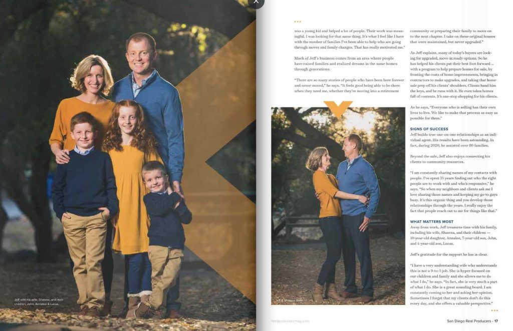 Magazine Cover and Spotlight Photos Featuring Jeff Rosa - Mike & Jenn
